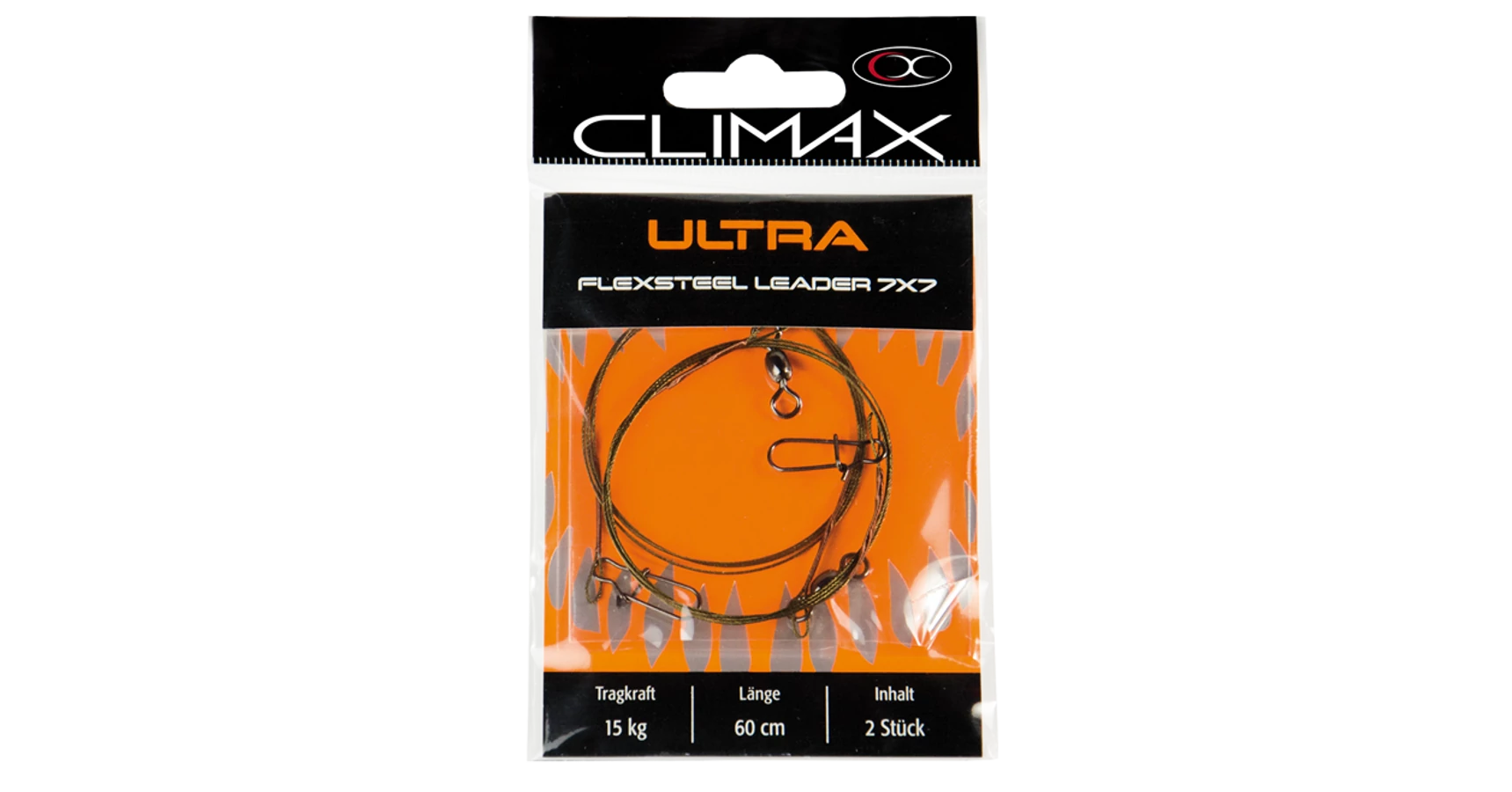 Climax Ultra Predator Flexsteel 7x7 60cm 5kg ragadozó előke ...