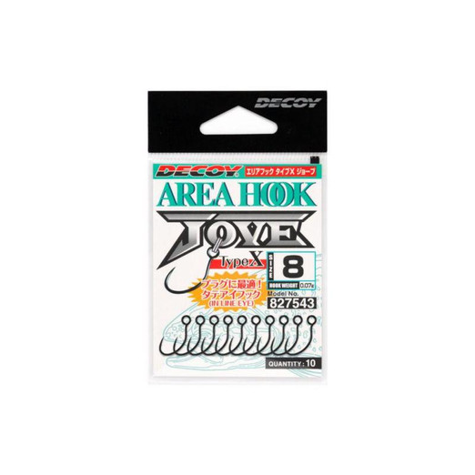 Decoy Area Type X AH-10 Jove #6 Barbless egyágú horog 10 db/csg ...