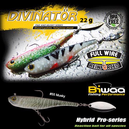 Biwaa Divinator Junior 14cm 22g 55 Musky spinnertail - Spinnertail - damil.hu horgász webáruház